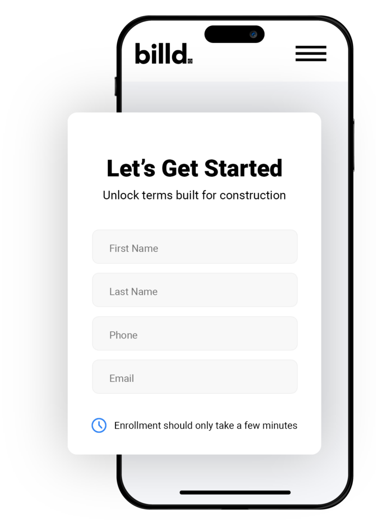 Contractor Financing | Same-Day Funding | Billd