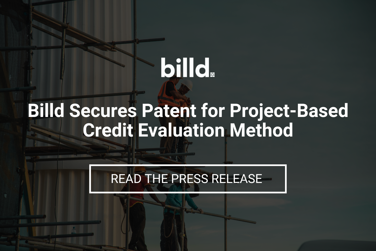 Billd Secures Patent for Project-Based Credit Evaluation Method | Billd